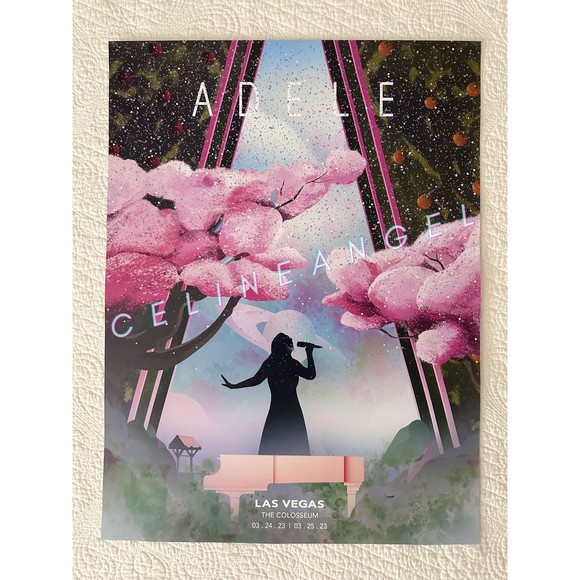 Art | Rare Official Weekends With Adele 32432523 Show Poster Las Vegas ...